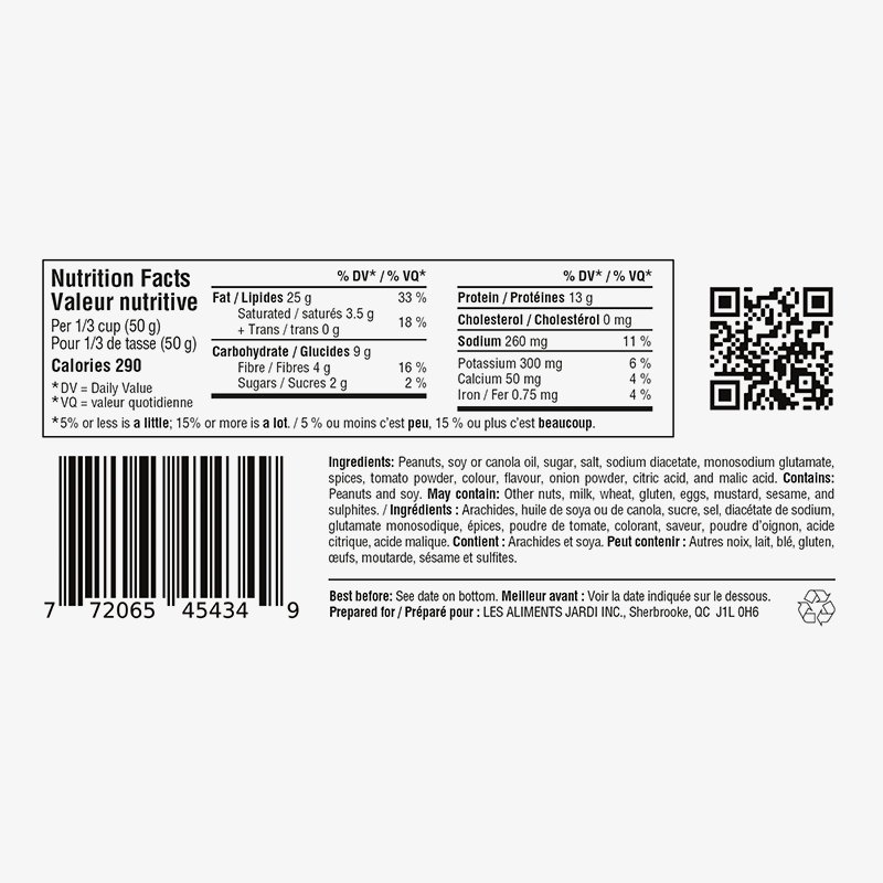 Snack Pow - Arachides Ketchup - Grand Format – La Famille Pow