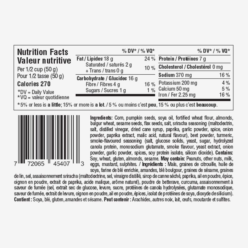 Snack Pow - Mélange sriracha – La Famille Pow